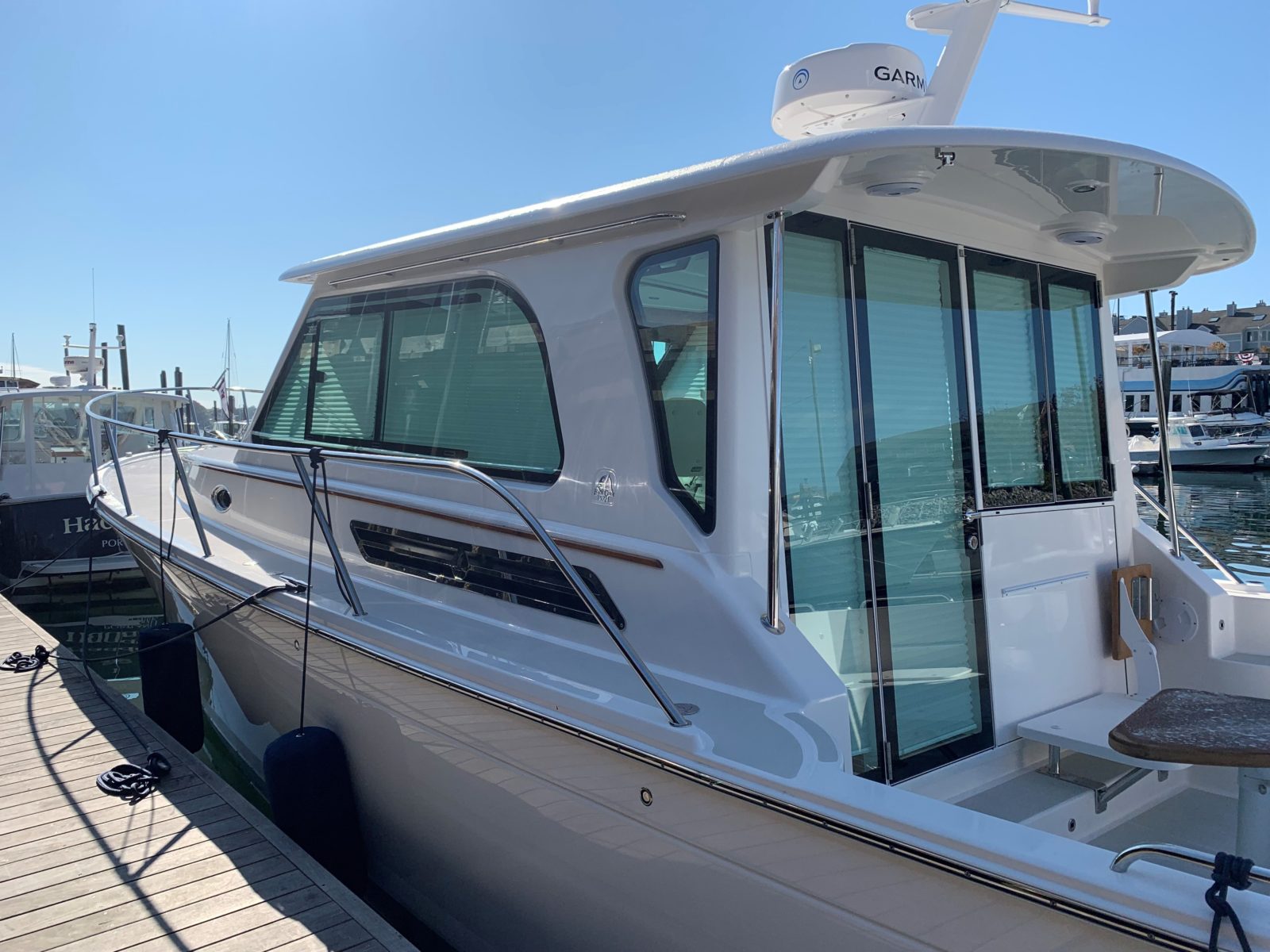Back Cove 372 Arrives at DiMillo's Docks! - DiMillo's Yacht Sales