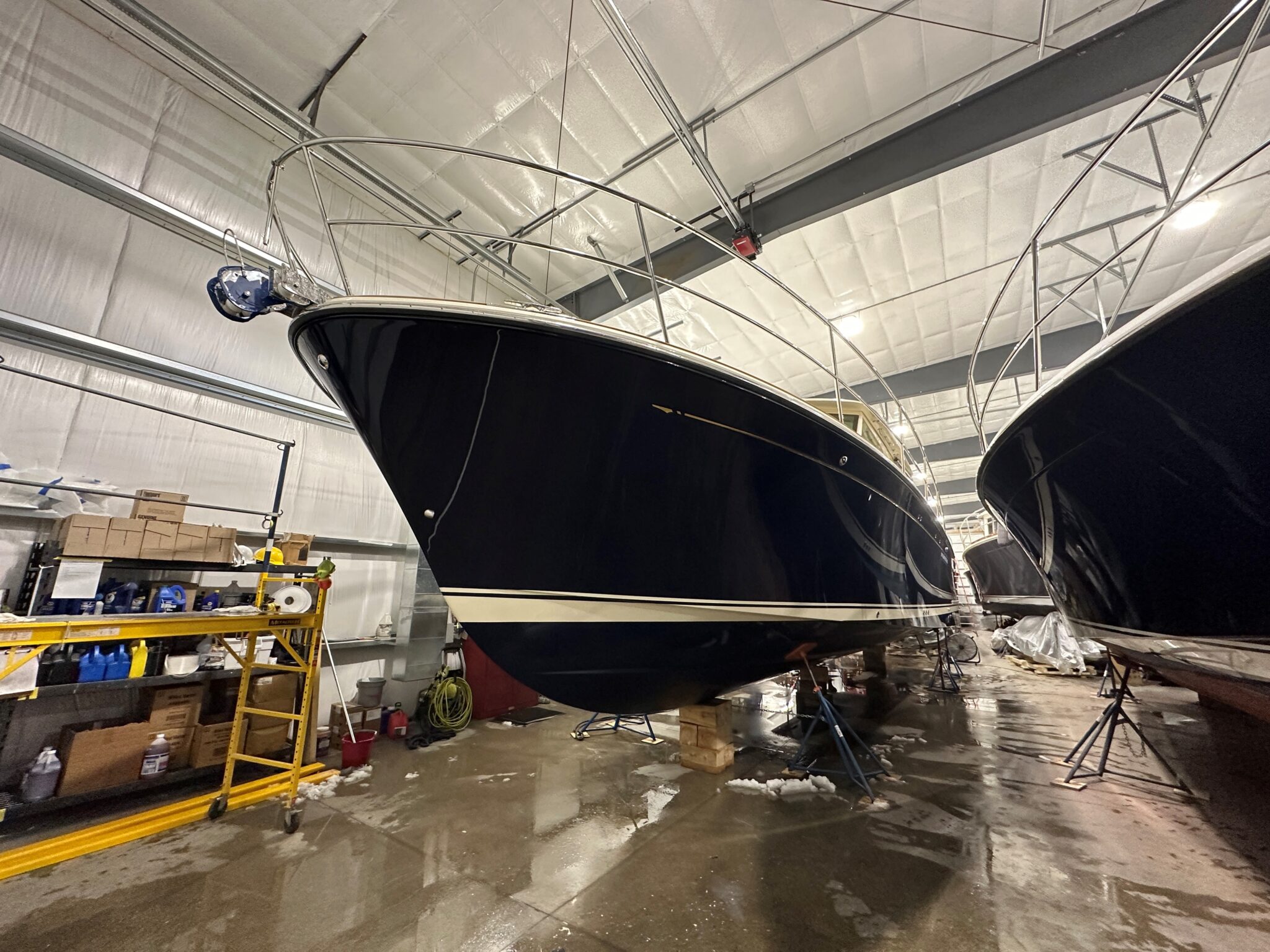 Sabre 43, Hull 7 Arrives from Factory! - DiMillo's Yacht Sales