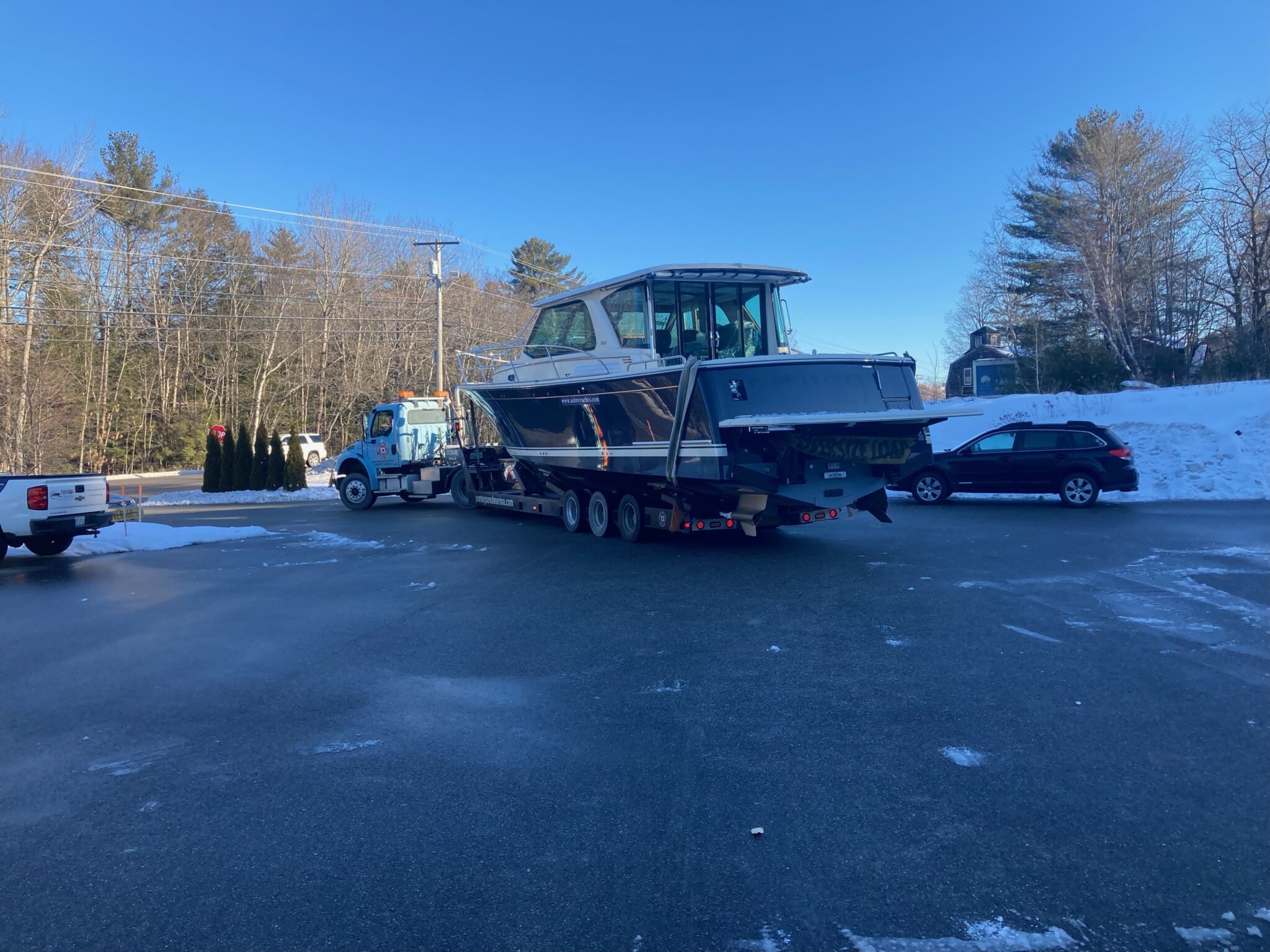 Sabre 43, Hull 7 Arrives from Factory! - DiMillo's Yacht Sales