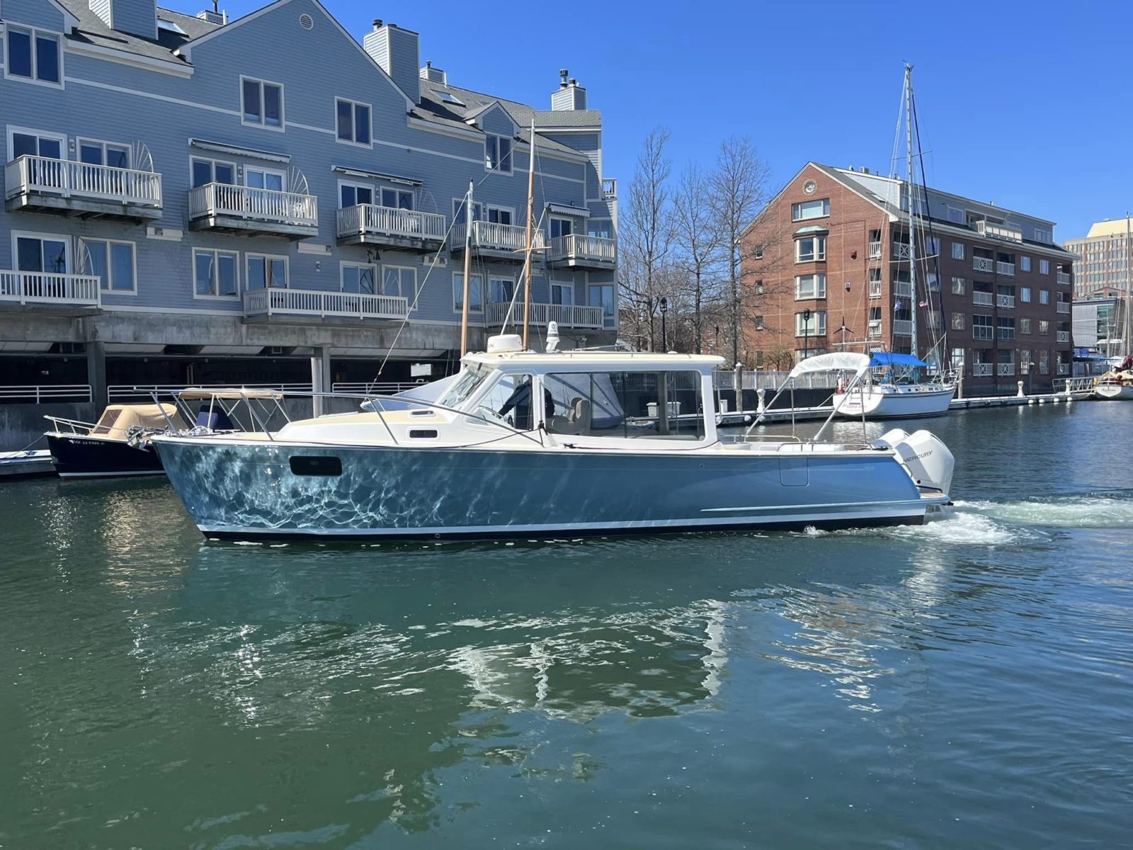 MJM 35 Splashed in Maine Waters - DiMillo's Yacht Sales