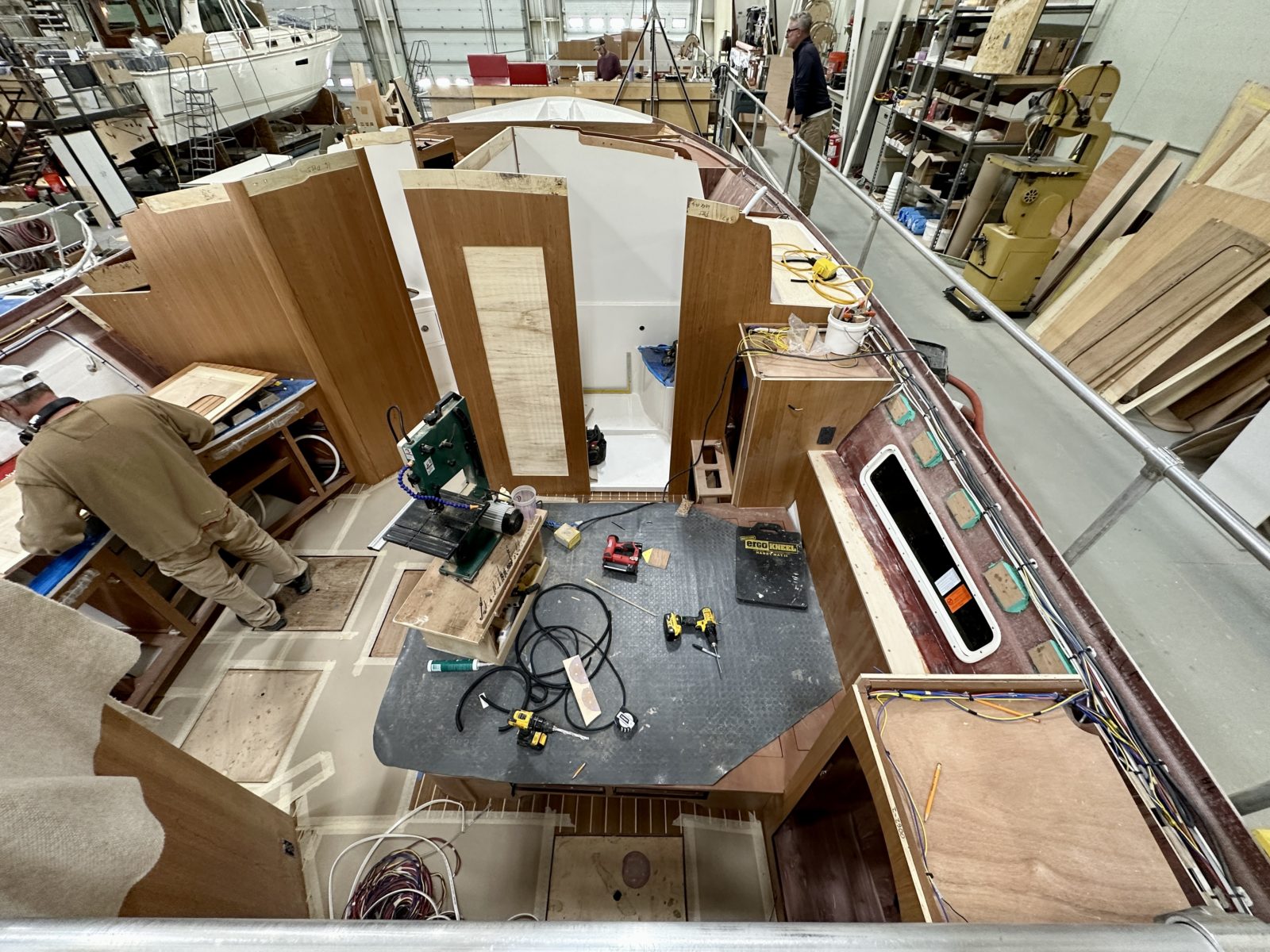 Sabre 48 Hull #179 Factory Visit - DiMillo's Yacht Sales