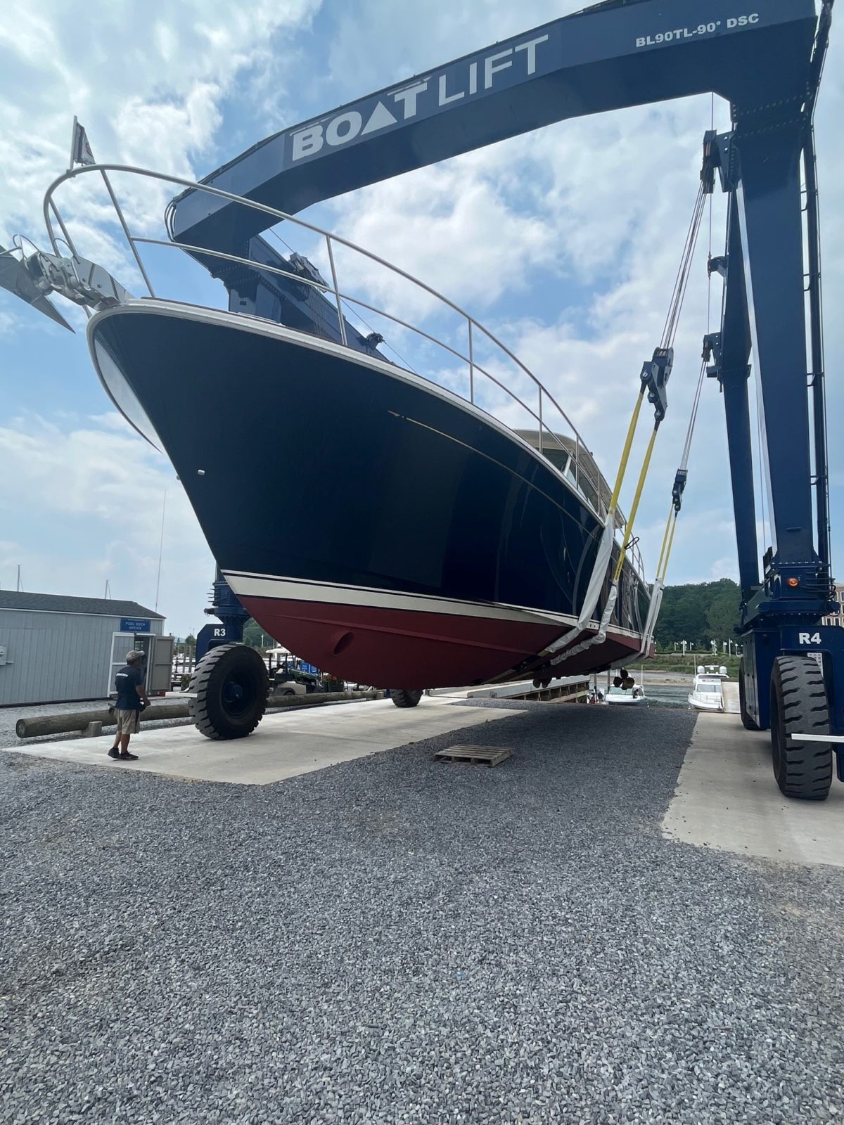 Sabre 58 Salon Express Delivery Day in Glen Cove - DiMillo's Yacht Sales