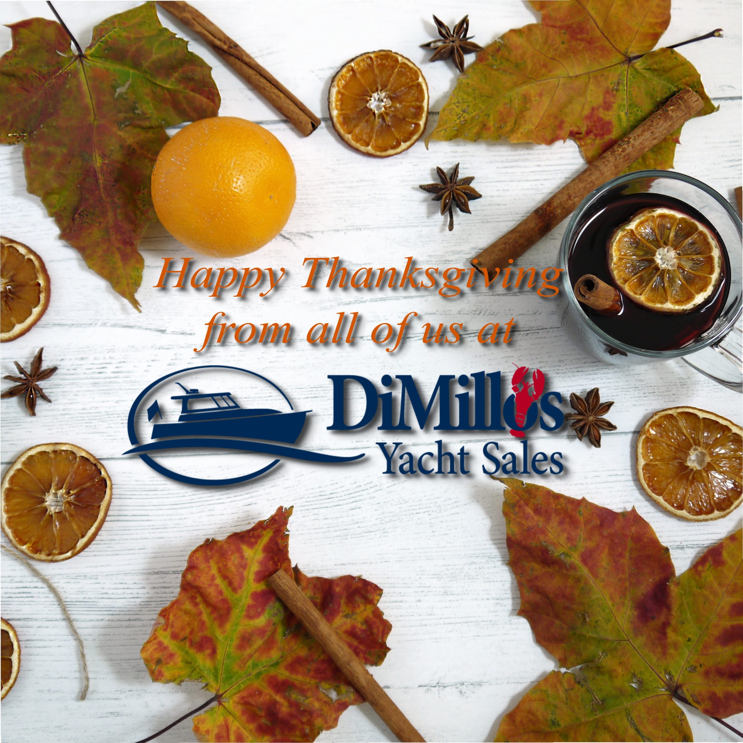 Happy Thanksgiving 2023 - DiMillo's Yacht Sales